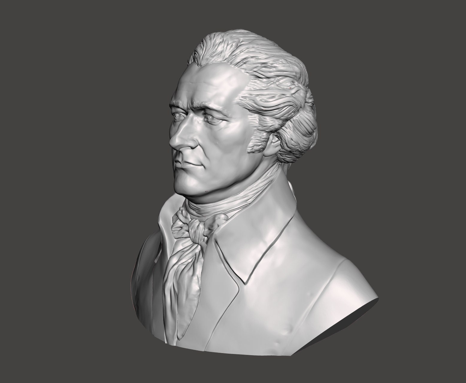 3D Model of Alexander Hamilton - High-quality STL File for 3D Printing ...