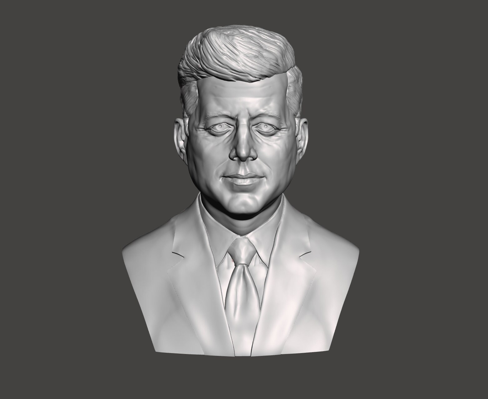 3D Model of John F. Kennedy - High-quality STL File for 3D Printing ...