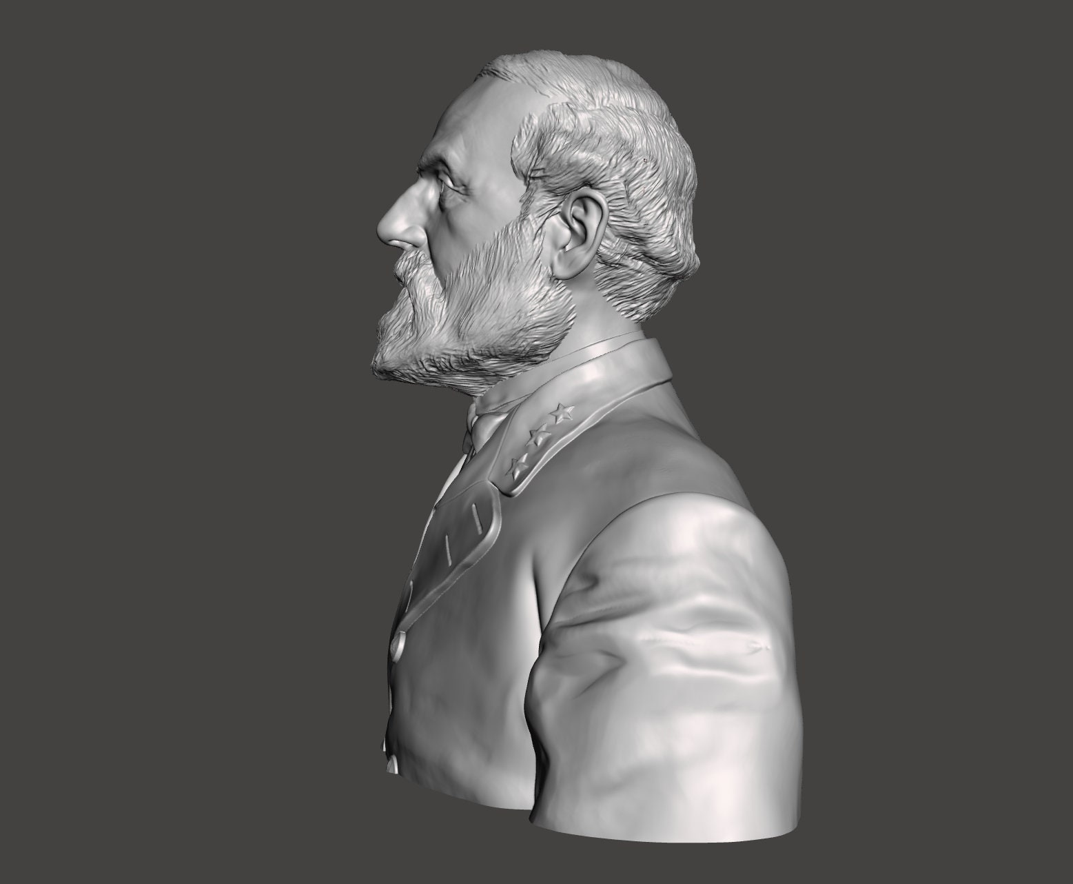 3D Model of Robert E. Lee - High-quality STL File for 3D Printing ...