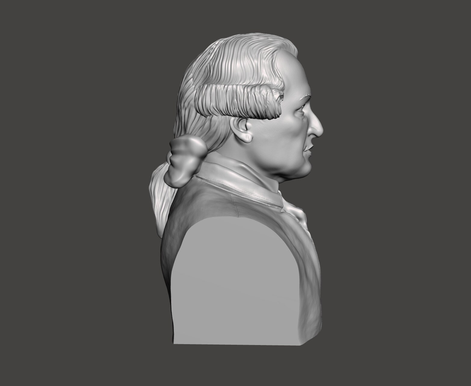 3D Model of Immanuel Kant - High-quality STL File for 3D Printing ...