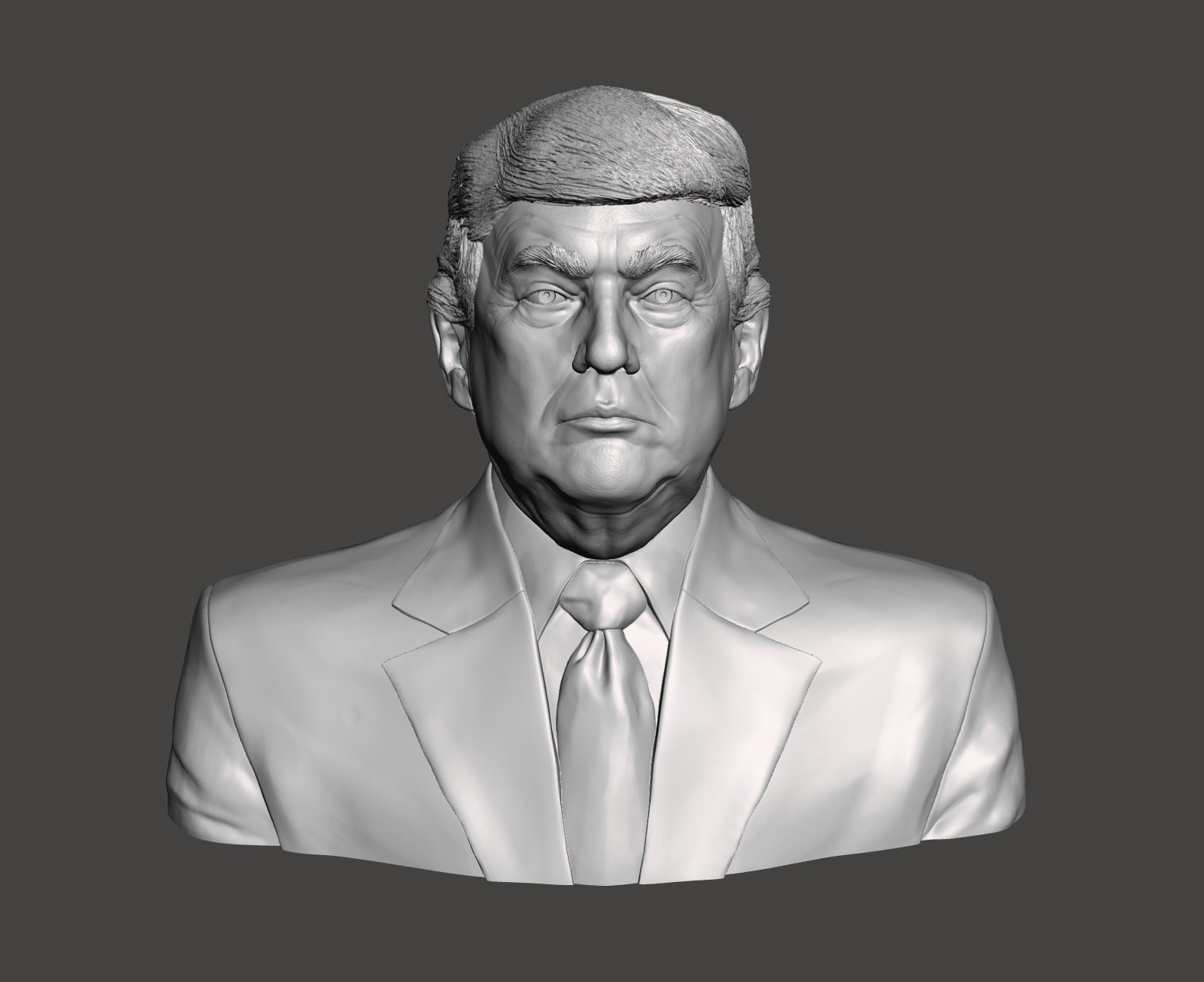3D Model of Donald Trump High-quality STL File for 3D - Etsy