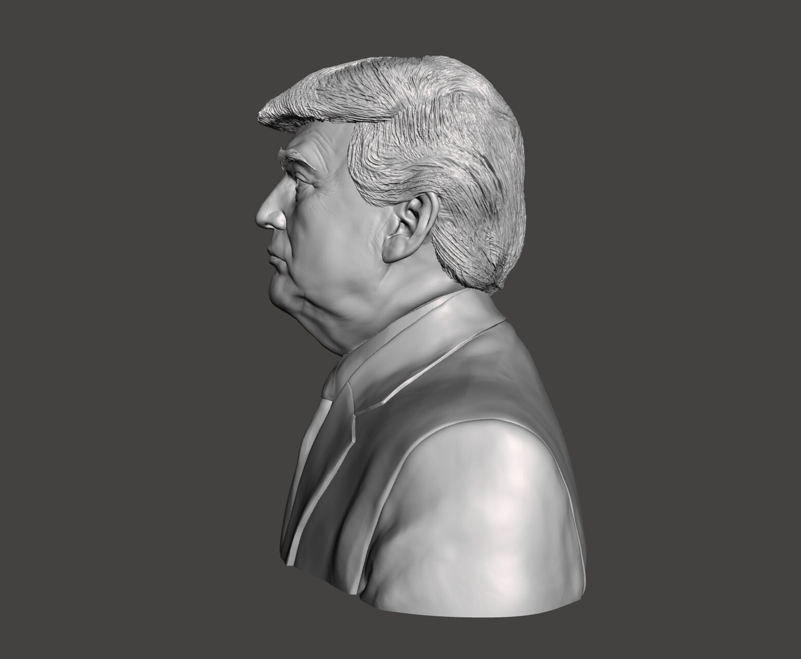 3D Model of Donald Trump High-quality STL File for 3D - Etsy