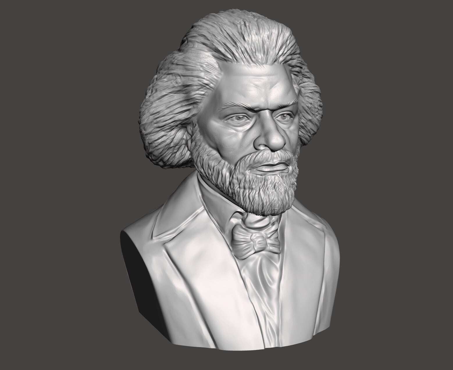 3D Model of Frederick Douglass - High-quality STL File for 3D Printing ...