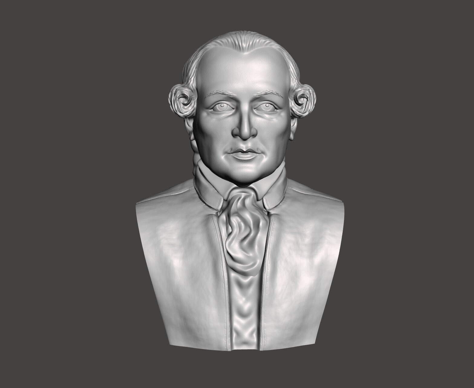 3D Model of Immanuel Kant - High-quality STL File for 3D Printing ...