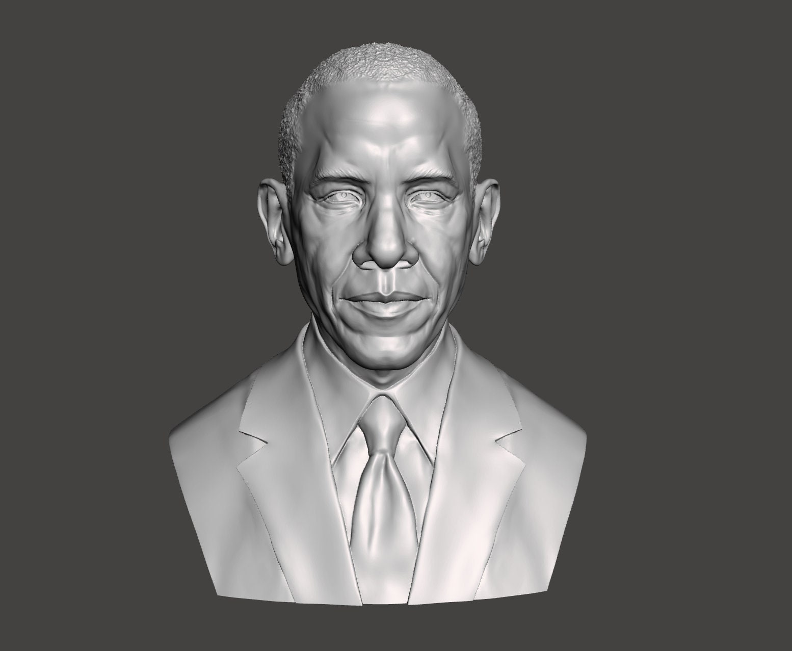 3D Model of Barack Obama High-quality STL File for 3D Printing PERSONAL ...