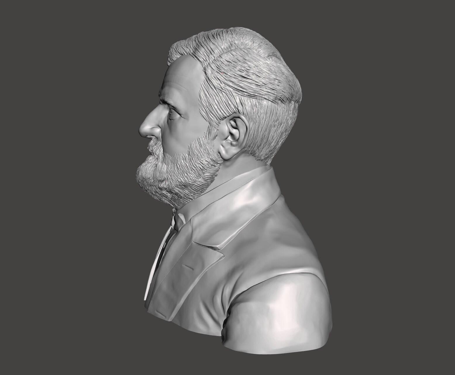 3D Model of Ulysses S. Grant High-quality STL File for 3D - Etsy