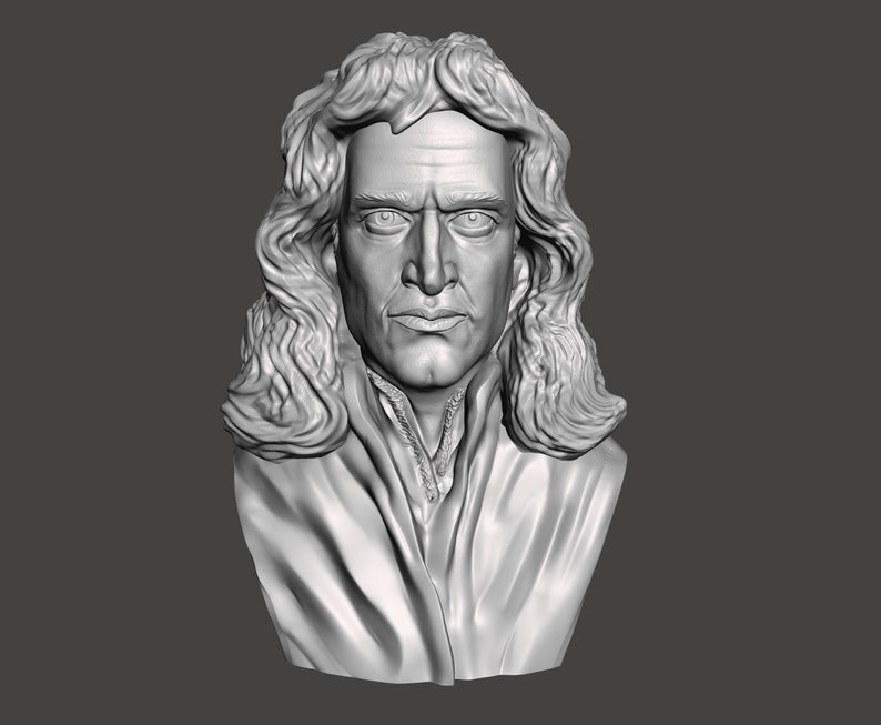 Modelo 3D de Isaac Newton Archivo STL de alta calidad para - Etsy España