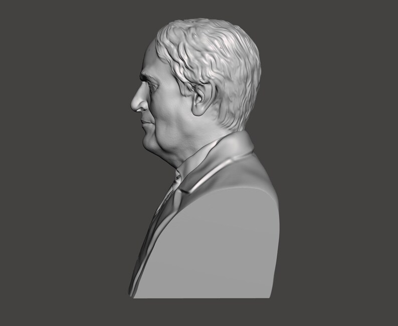 3D Model of Thomas Edison - High-quality STL File for 3D Printing ...