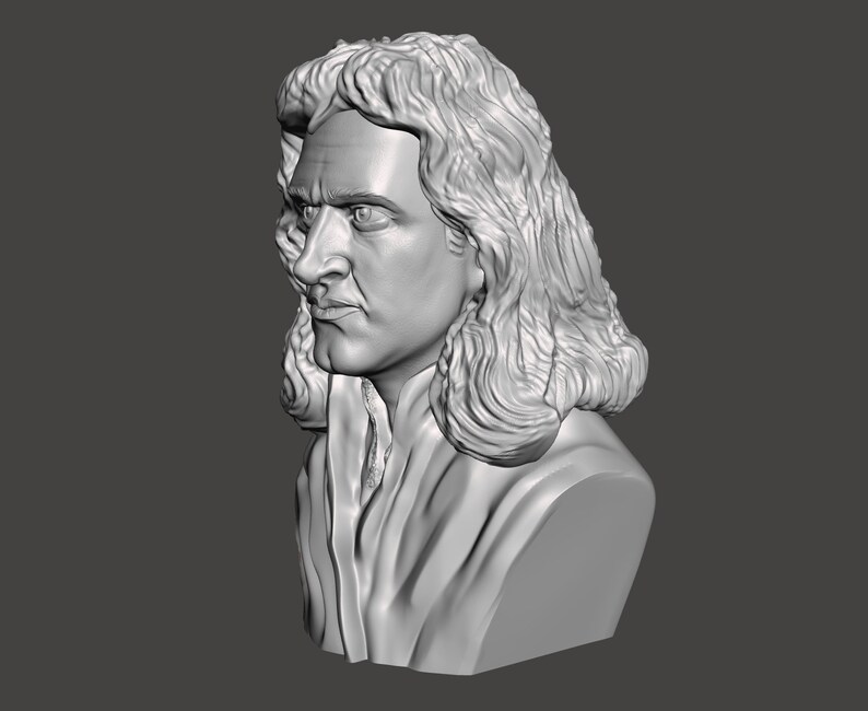 Modelo 3D de Isaac Newton Archivo STL de alta calidad para - Etsy España