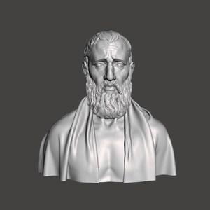 3D Model of Zeno of Citium High-quality STL File for 3D Printing ...