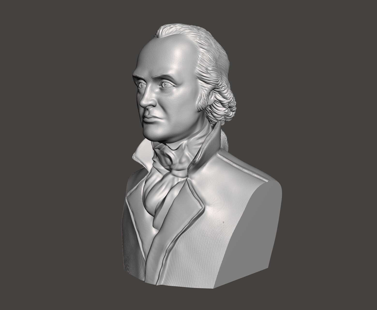 3D Model of Aaron Burr - High-quality STL File for 3D Printing ...