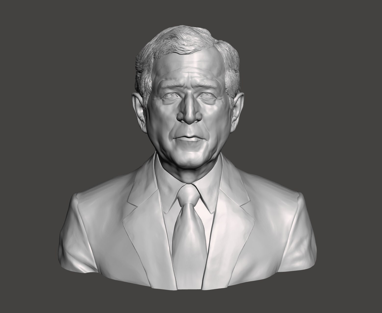3D Model of George W. Bush - High-quality STL File for 3D Printing ...
