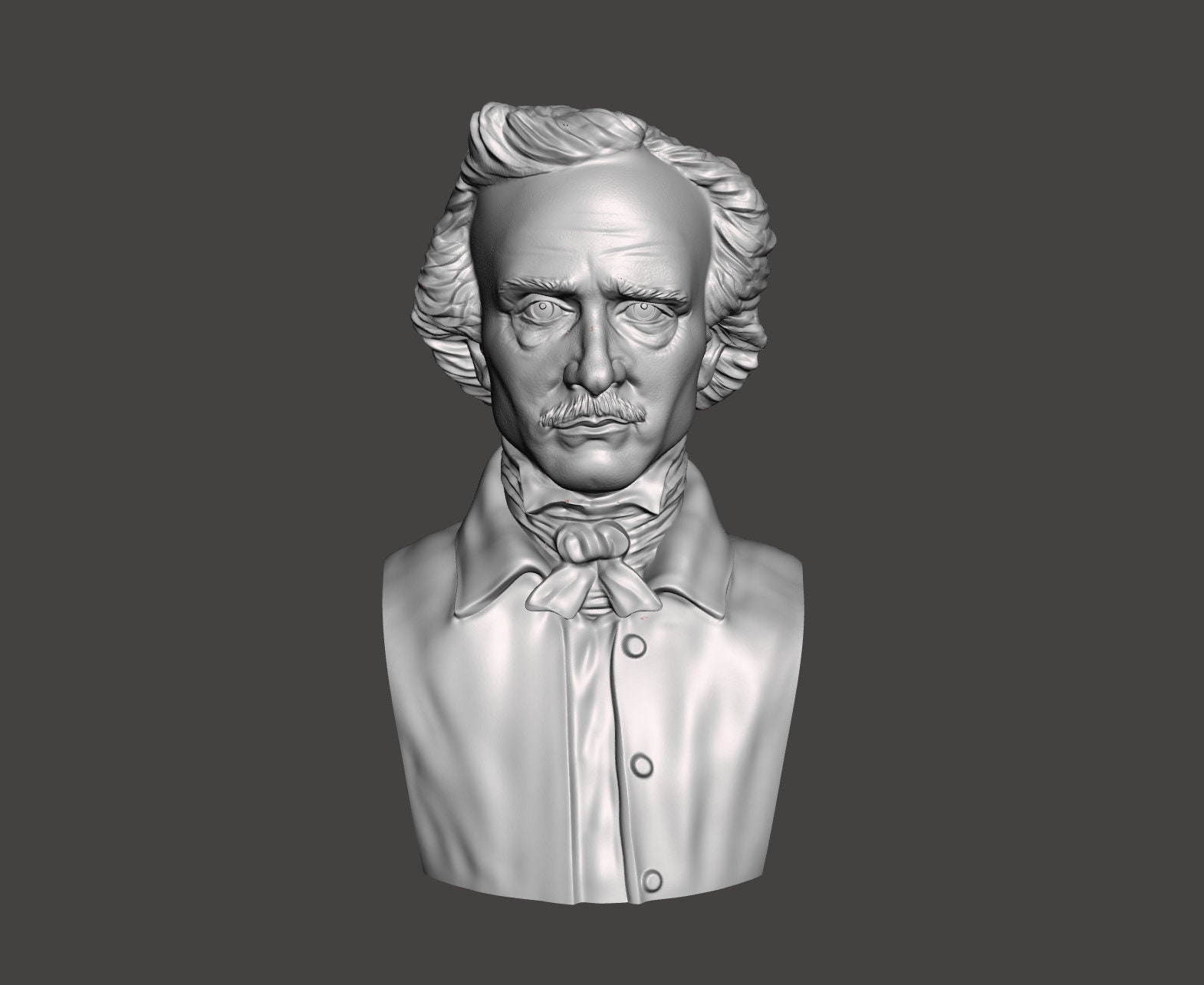 Modelo 3D de Edgar Allan Poe Archivo STL de alta calidad - Etsy España