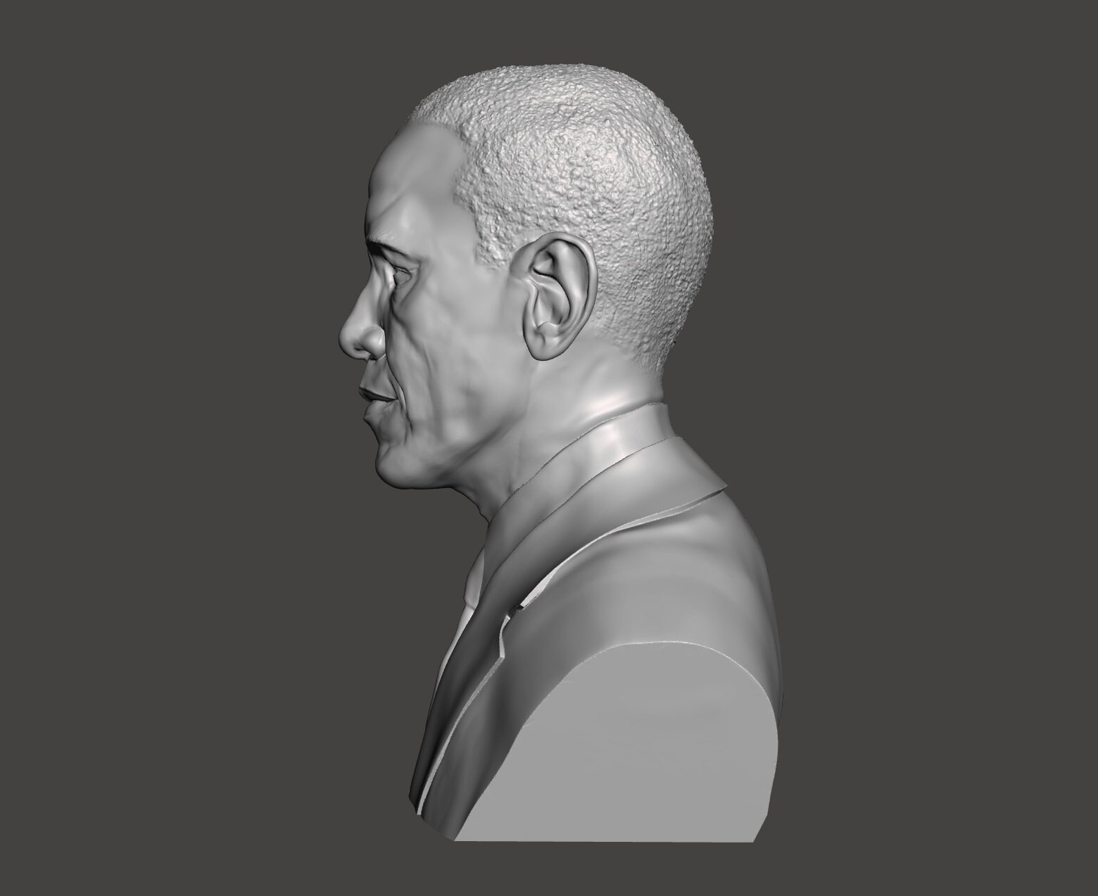 3D Model of Barack Obama High-quality STL File for 3D - Etsy
