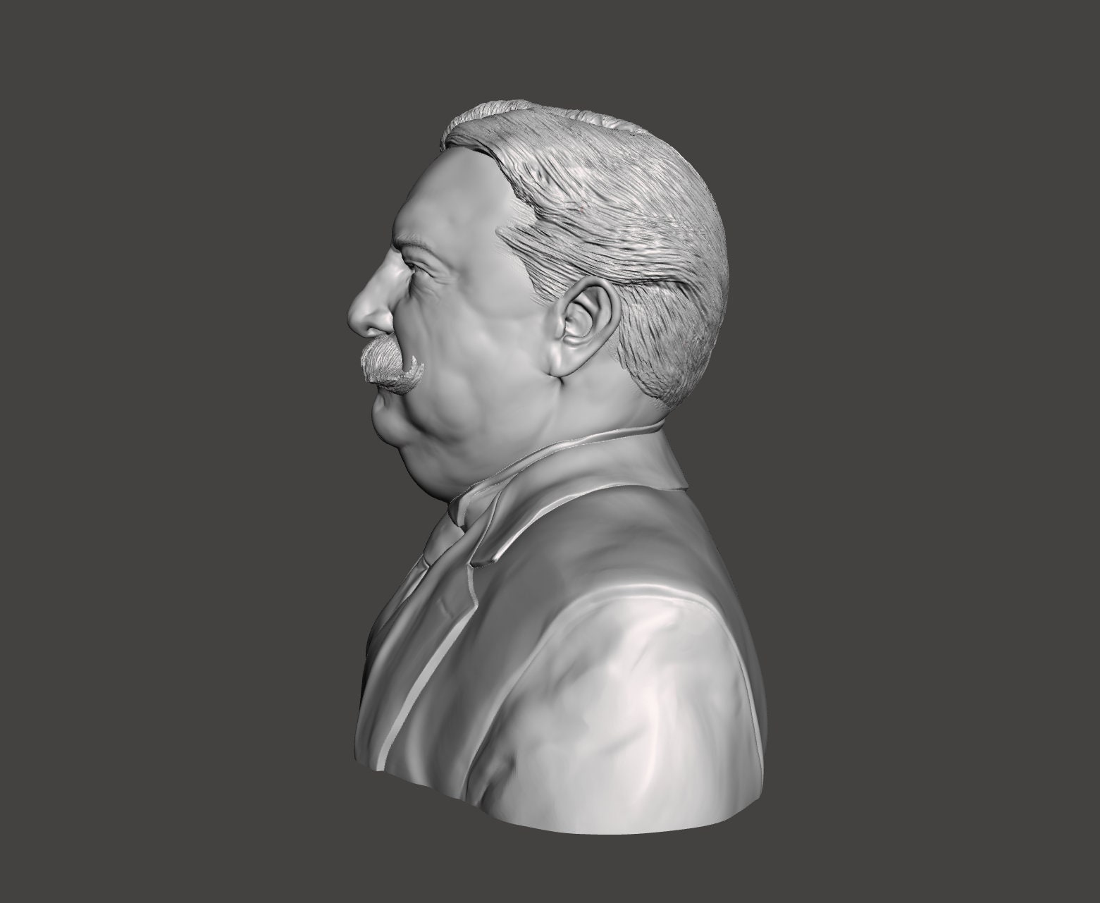 3D Model of William Howard Taft - High-quality STL File for 3D Printing ...