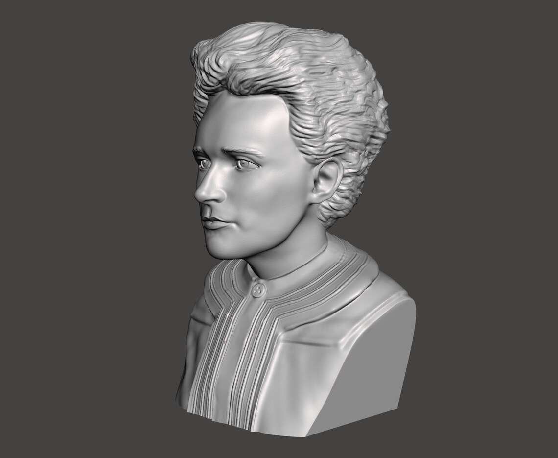 3D Model of Marie Curie High-quality STL File for 3D - Etsy