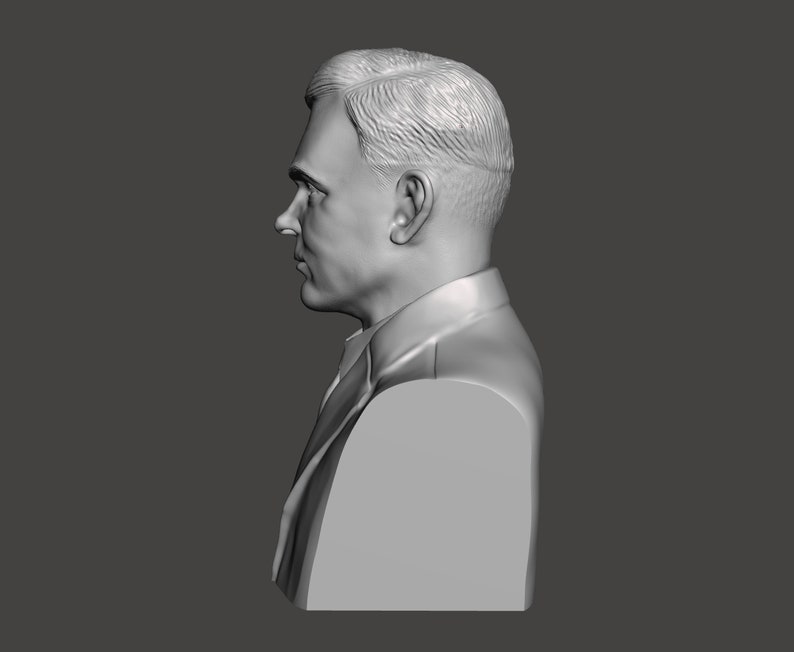 3D Model of Alan Turing - High-quality STL File for 3D Printing ...