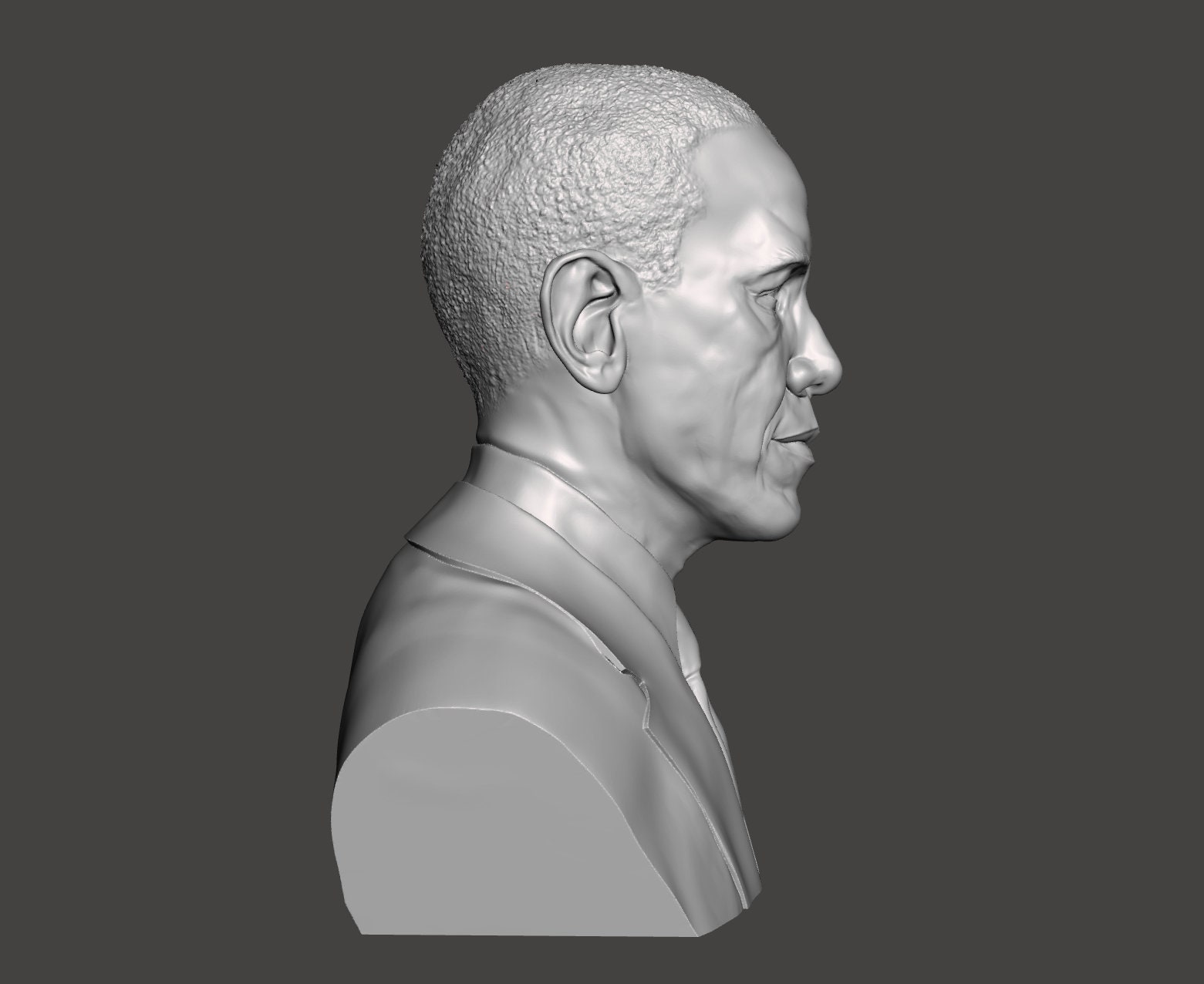 3D Model of Barack Obama High-quality STL File for 3D - Etsy