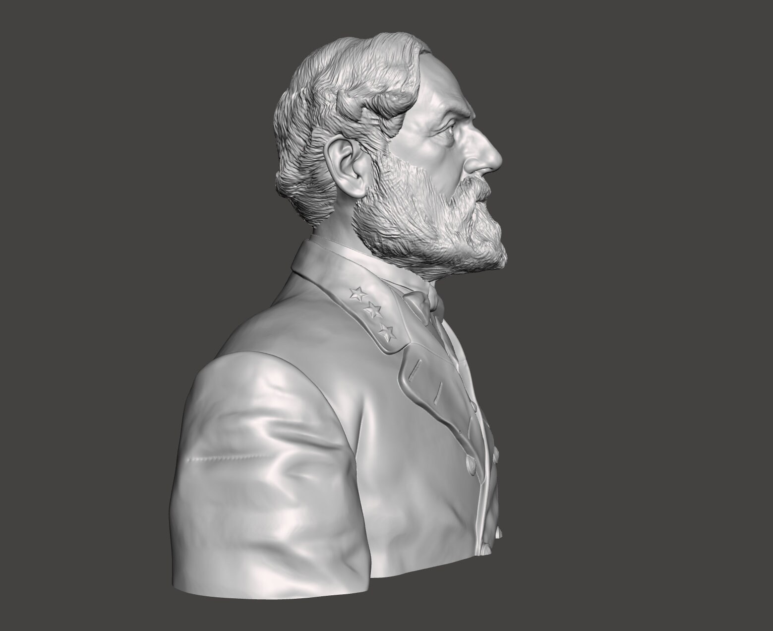3D Model of Robert E. Lee - High-quality STL File for 3D Printing ...