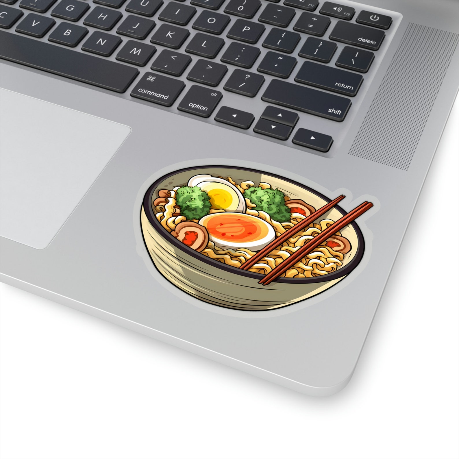 Cute Ramen Bowl Sticker Cartoon Noodles Foodie Vinyl Decal Laptop Water ...