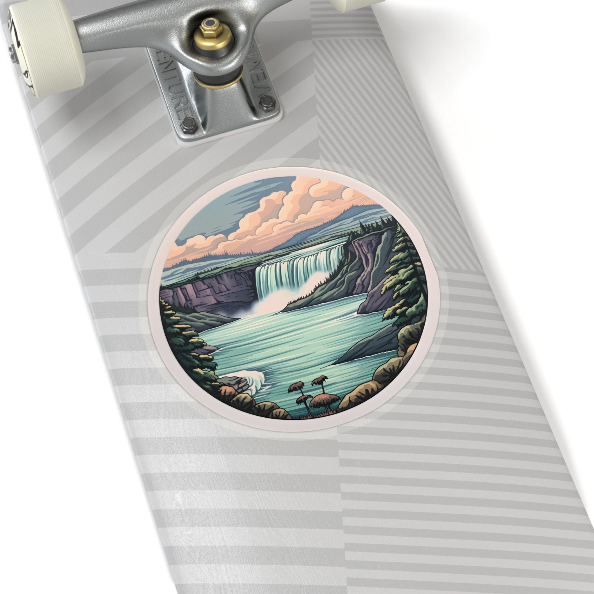 Niagara Falls Sticker Majestic Waterfall Waterproof Vinyl - Etsy