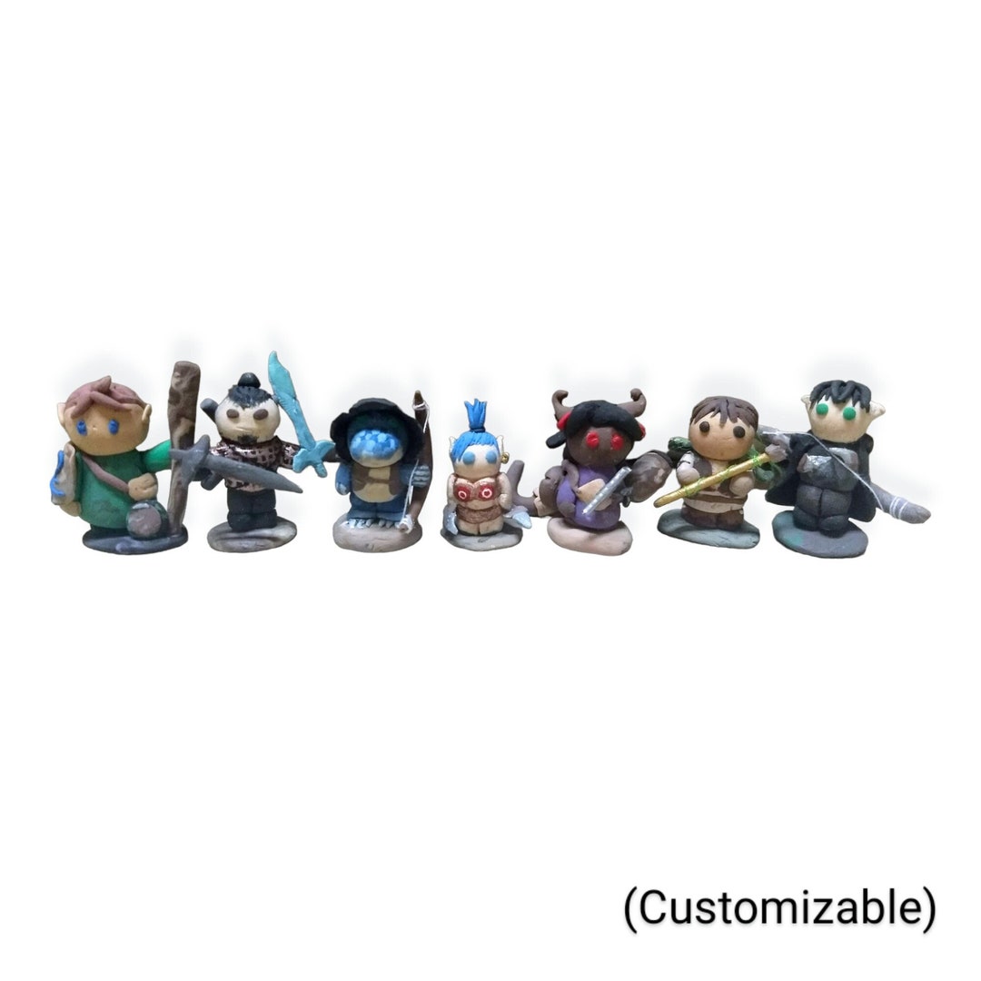 Custom Dnd / TTRPG Miniature Polymer Clay Figure - Etsy