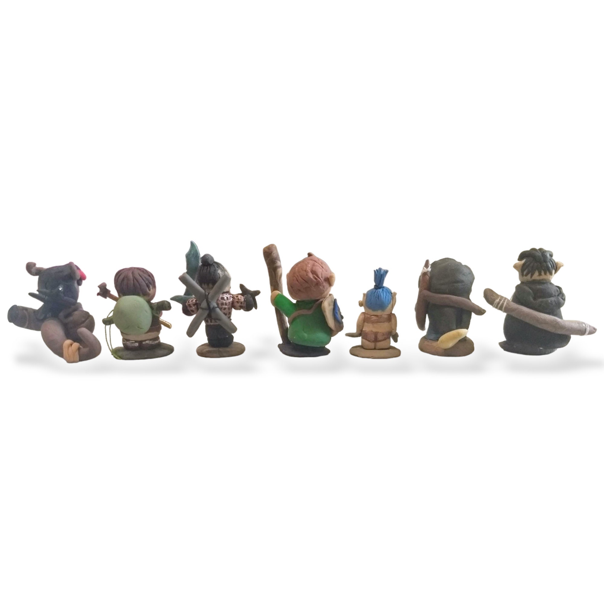 Custom Dnd / TTRPG Miniature Polymer Clay Dot-eyed Figure - Etsy