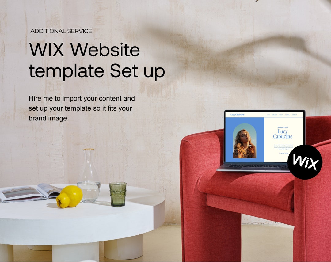 Wix Website Template Set Up, Wix Theme Installation - Etsy