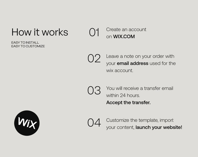 Website Template for Wix | Coach Website | Wix Minimalist Website Theme ...
