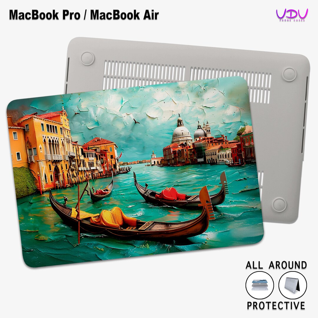 Venice Oil Painting MacBook Case, Italy-inspired Cover for MacBook Air ...