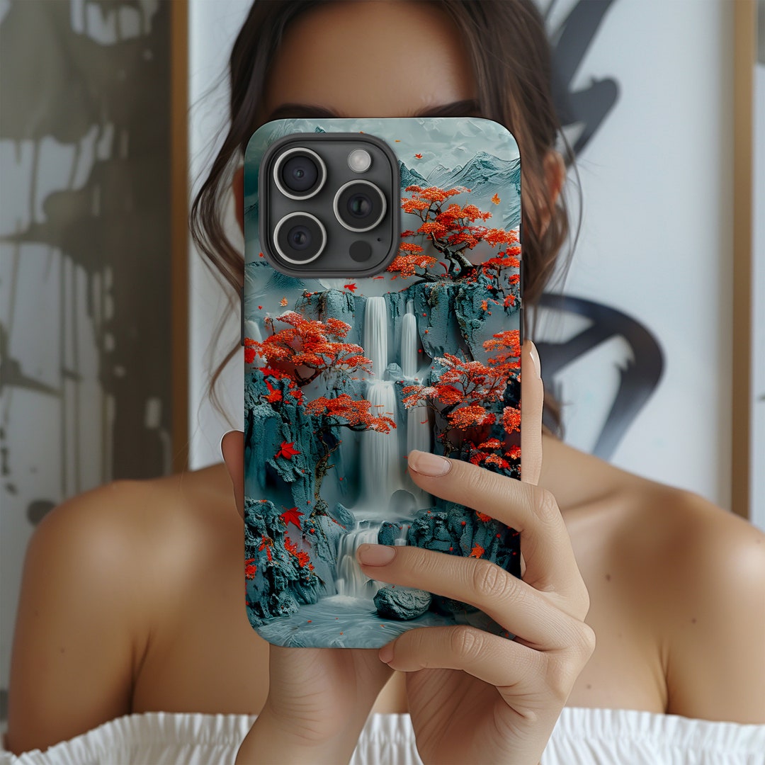 Nature Inspired Japanese iPhone Case, Japanese Art Aesthetic Cover ...
