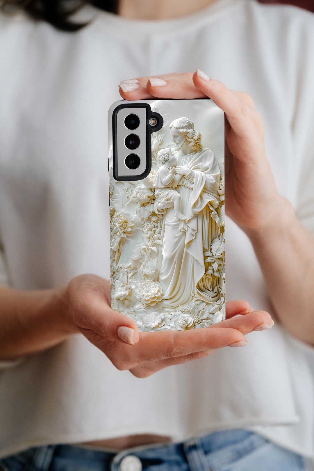 Jesus Christ Religious Phone Case, Inspirational Cover for Christ ...