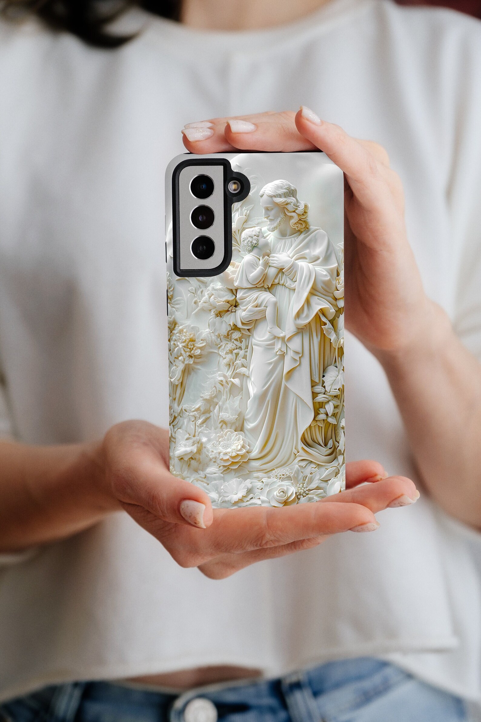Jesus Christ Religious Phone Case, Inspirational Cover for Christ ...