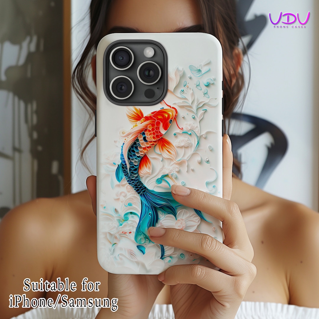 3D Fish Phone Case for iPhone 12 Pro Max, Design for iPhone 13/14/15 ...