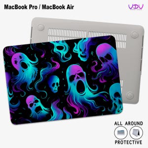 Ghosts MacBook Case, Spooky Cover MacBook Air 13/15 Inch A2179/A1932 ...