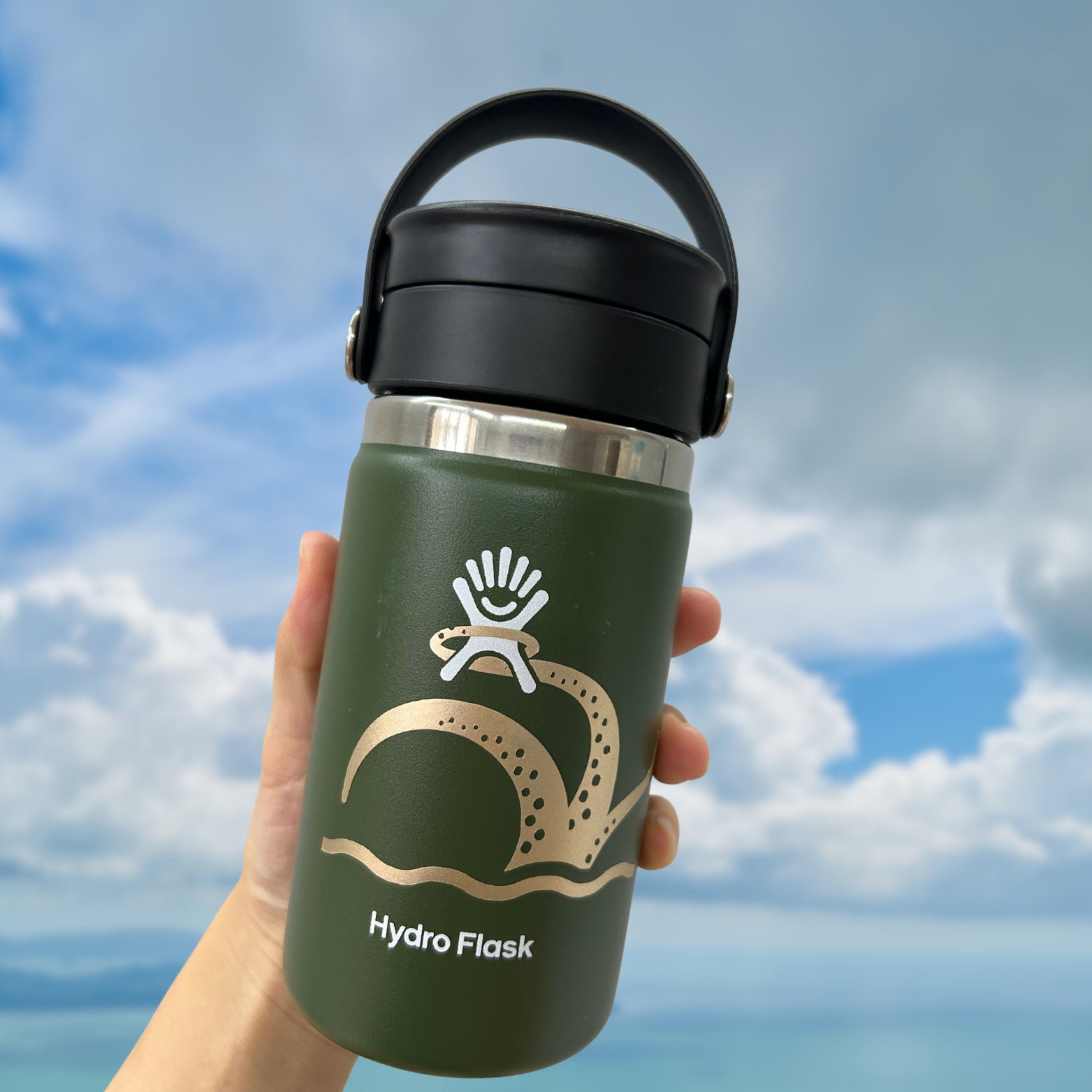 SVG | Kraken | Hydro Flask Water Bottle | PNG PDF | Decal - Etsy