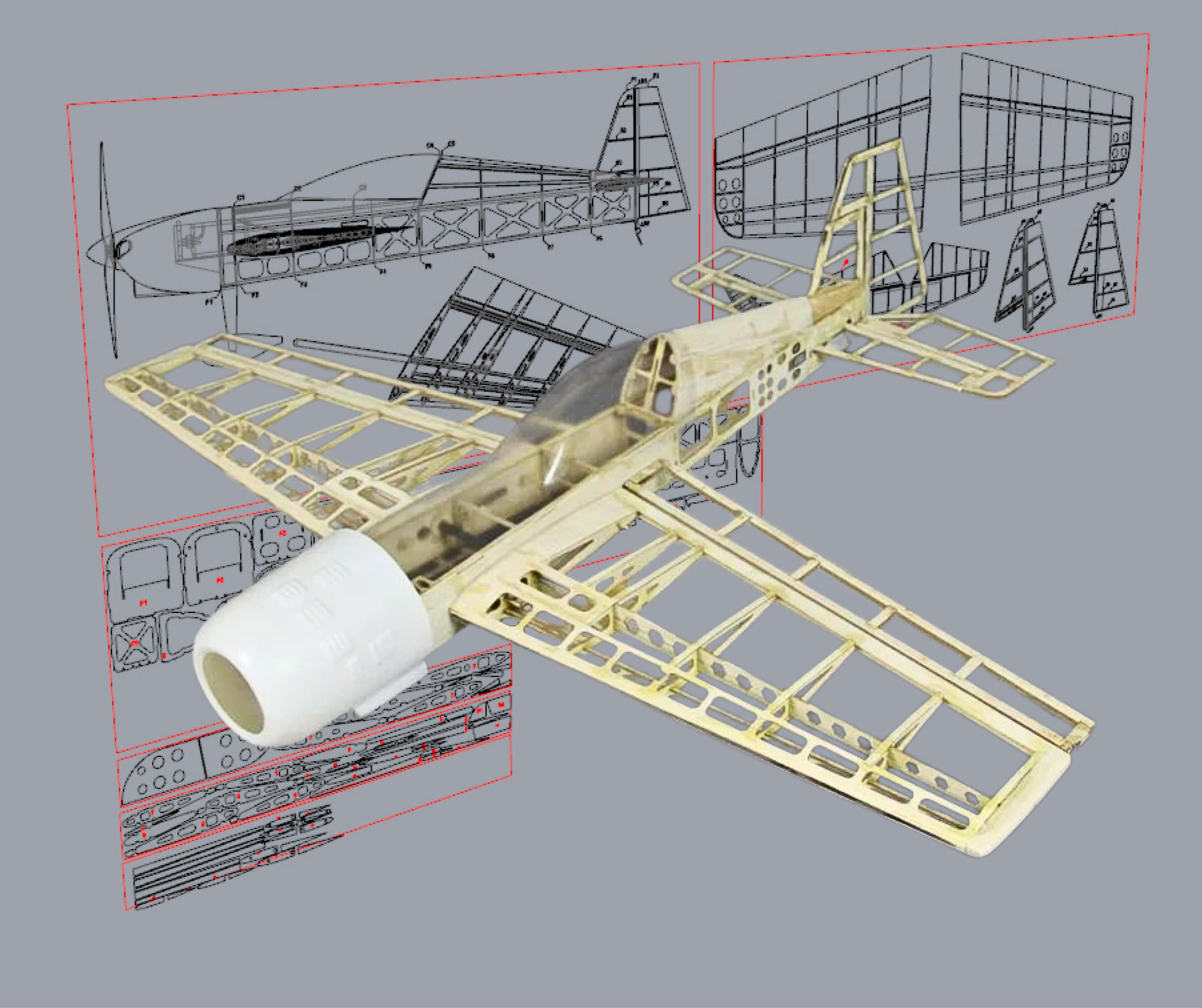 Laser Cut Rc Extra 300 Airplane Plans (digital Download) - Etsy