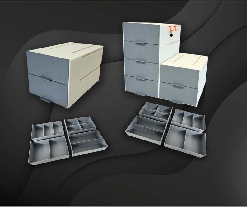 Modular Desk Drawer, 3d Print Files, Do It Yourself Drawer, Digital ...