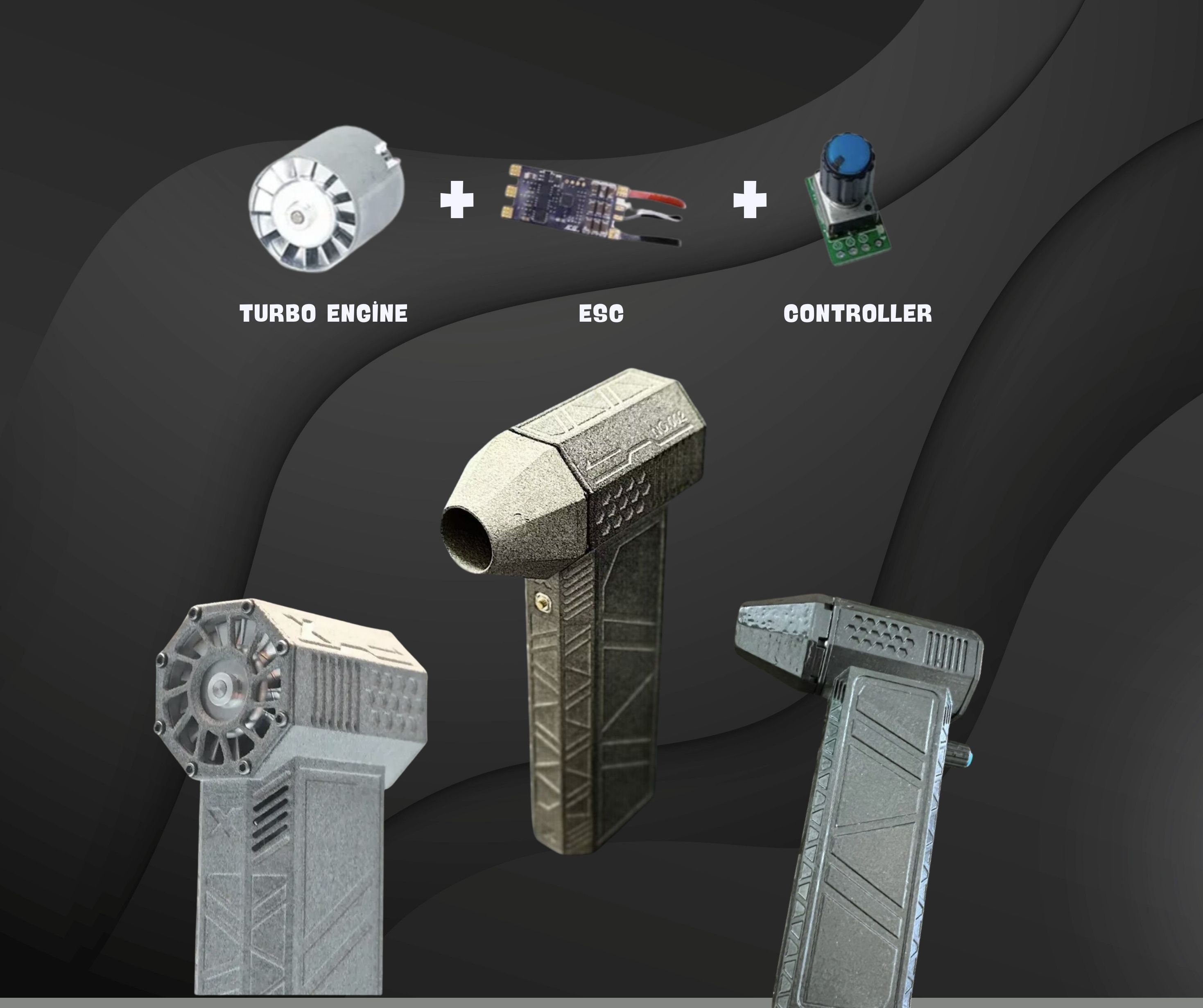 Mini Jet Turbo Fan, High Power, 3d Stl File, Easy Printing, Do It ...