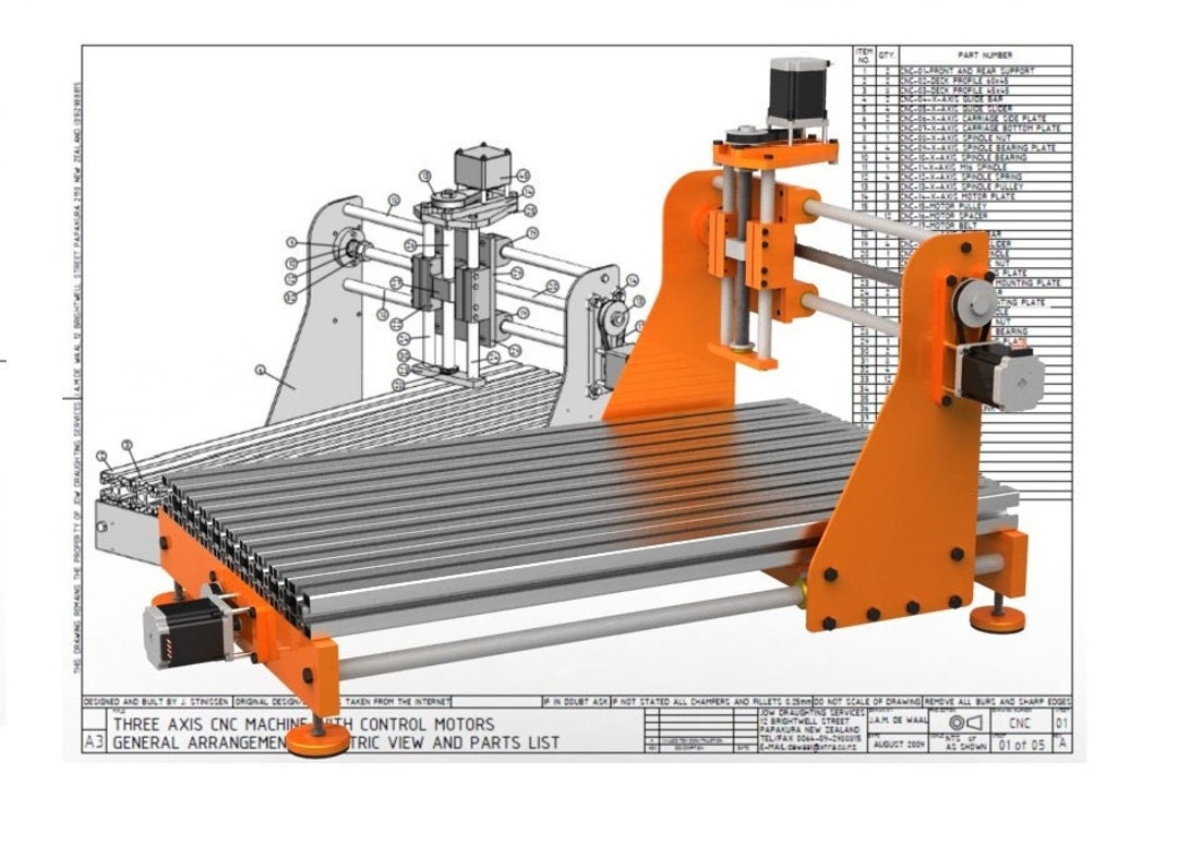 CNC Cutting Machine Completely Ready Cad 3D Completed File - Etsy