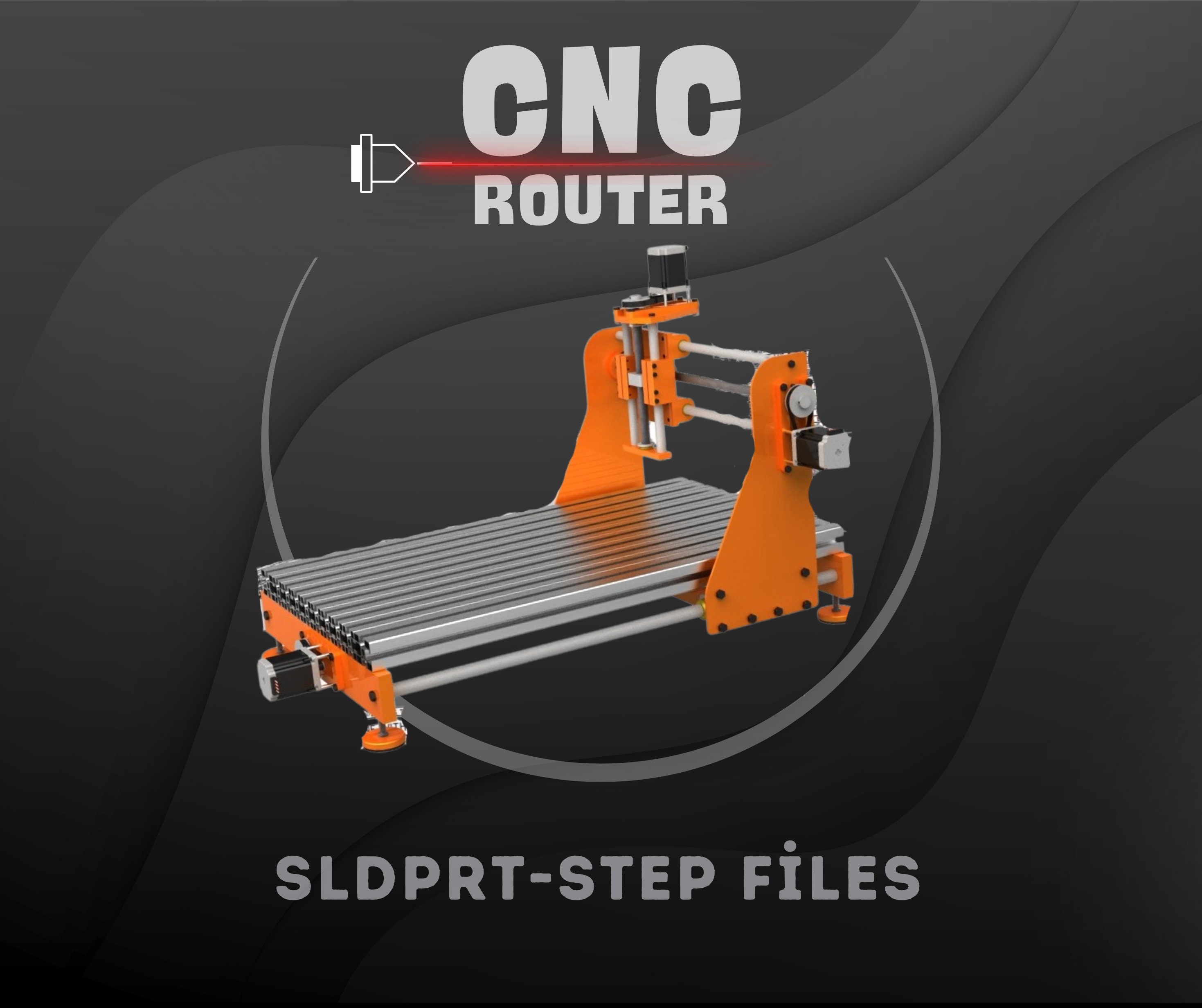 CNC Cutting Machine, Completely Ready, Cad 3D Completed File, Easy DIY ...