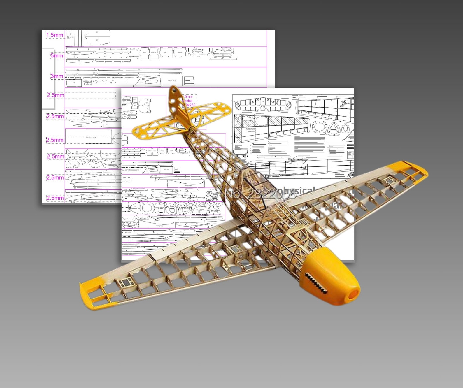 Rc Model BF-109, Rc Plane Laser Cut File For, Rc Airplane Ideal for DIY ...