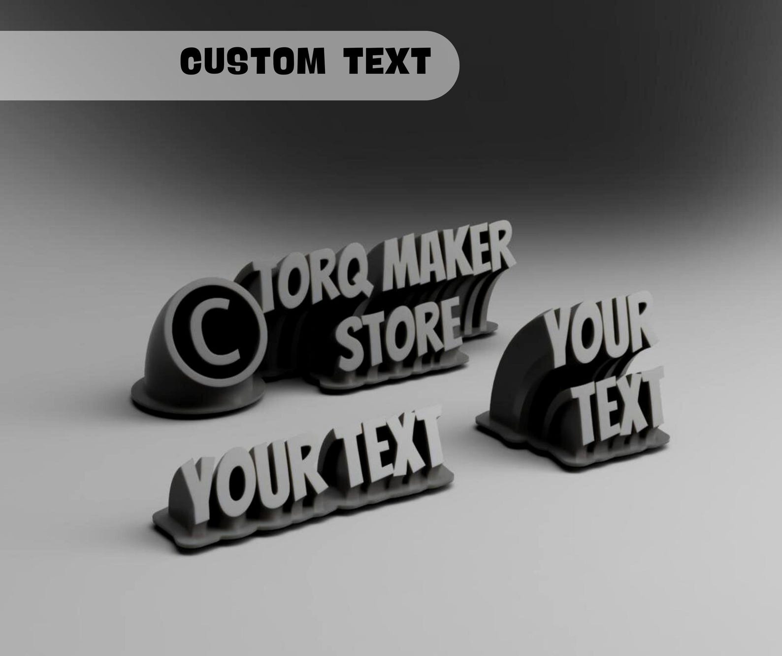 Personalized 3D Name Plate - Desktop Decor - Personalized Design, Gift ...