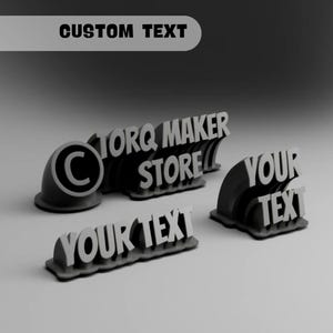 Personalized 3D Name Plate - Desktop Decor - Personalized Design, Gift ...