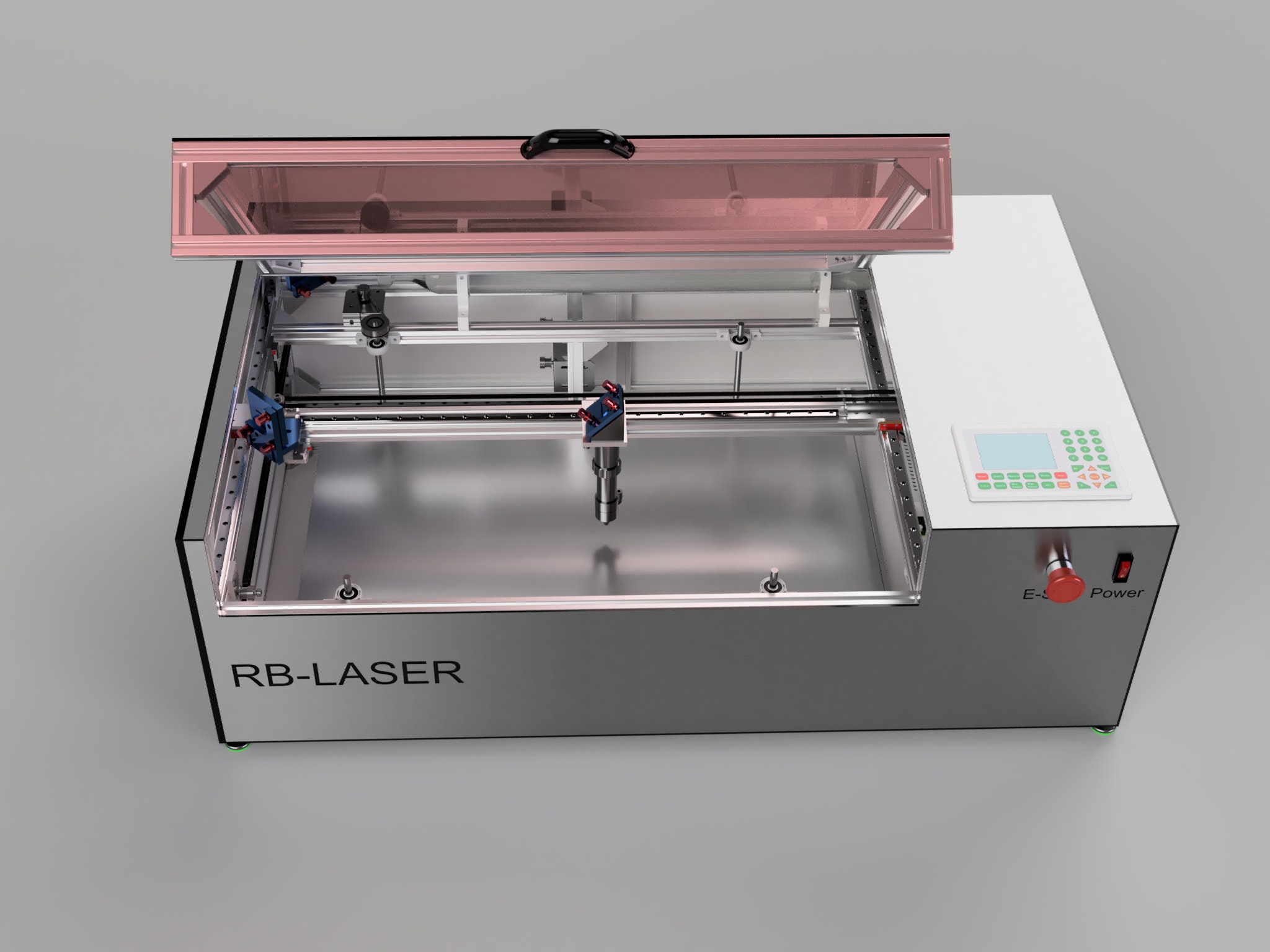 CO2 Laser Cutting Machine Construction File, Detailed Design Plan ...