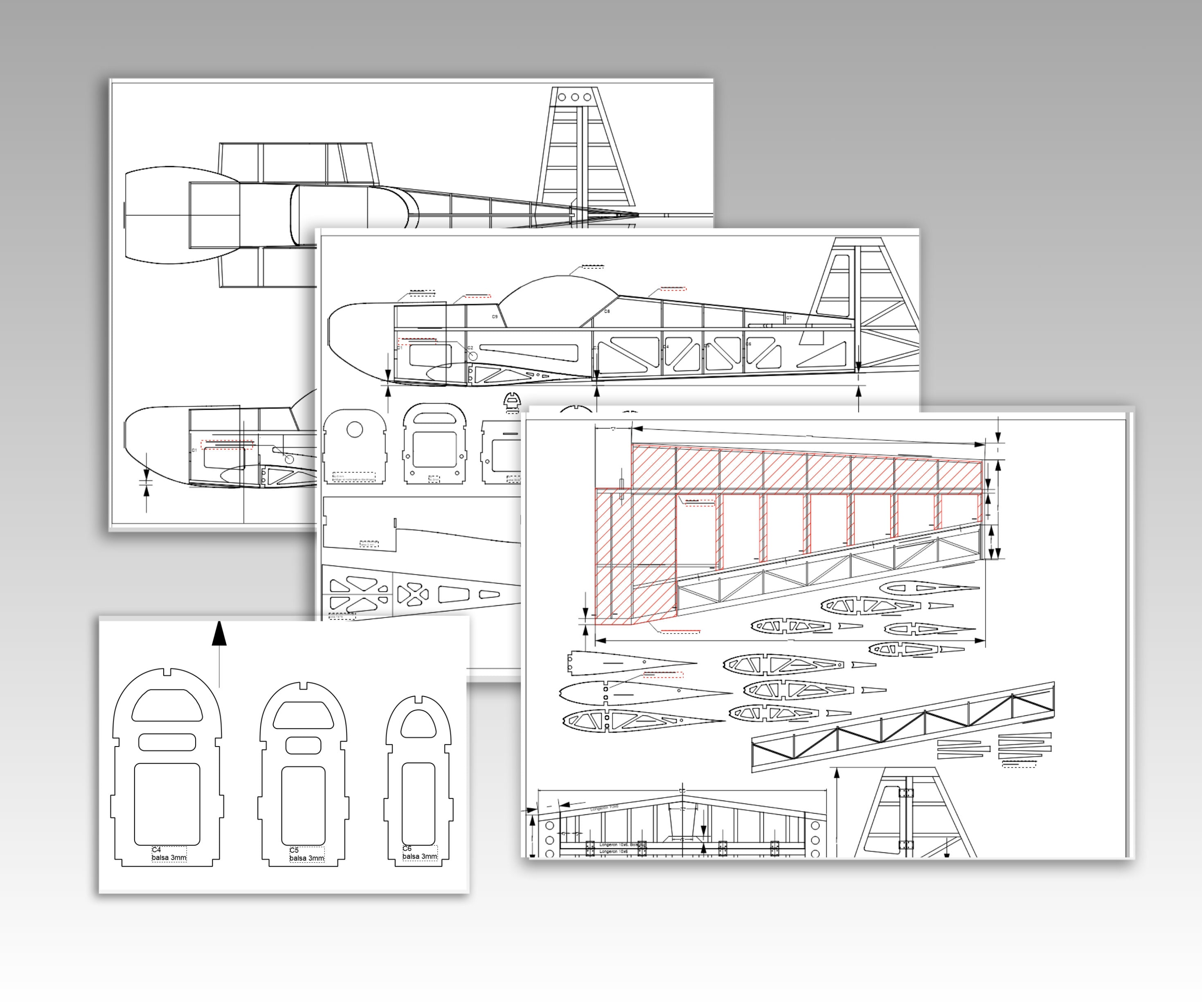 CAP232 RC Plane Laser Cut File, Aerobatic Aircraft (digital Download ...