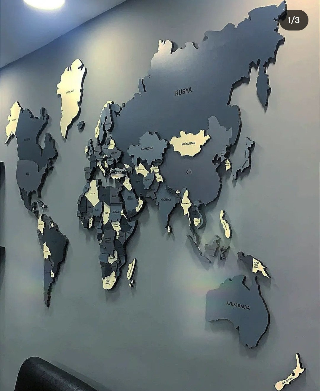 World Map Laser Cut File, Drawing Ready for Laser Cutting, Map is in ...