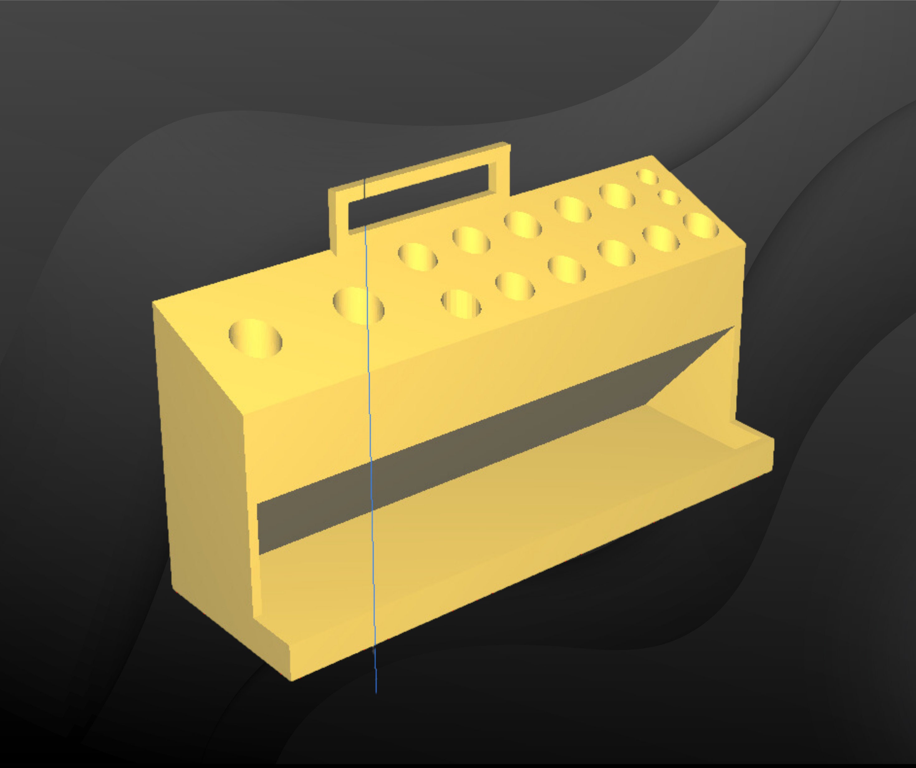 Drill Bit Holder, Diy, Wall Hanging Bracket, 3d Print Drill Bit Holder ...