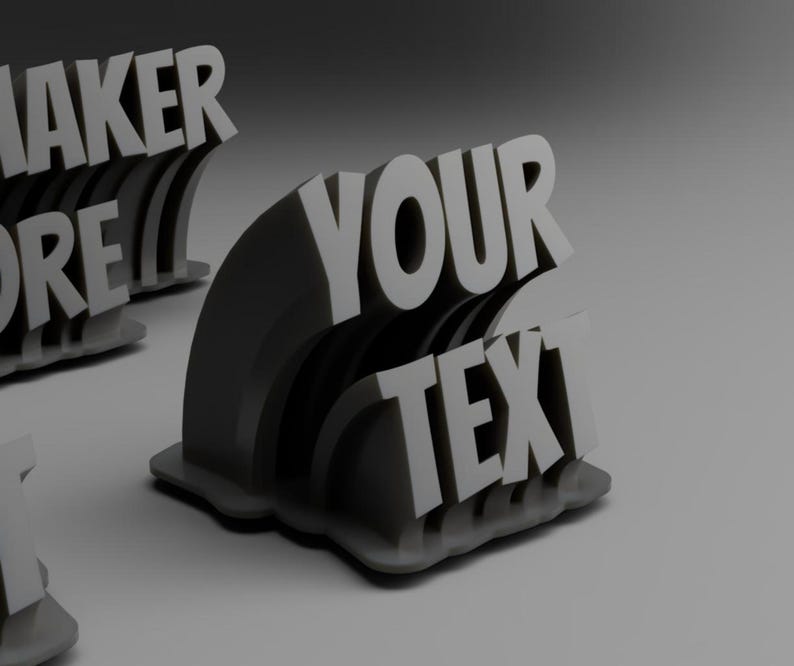 Personalized 3D Name Plate - Desktop Decor - Personalized Design, Gift ...