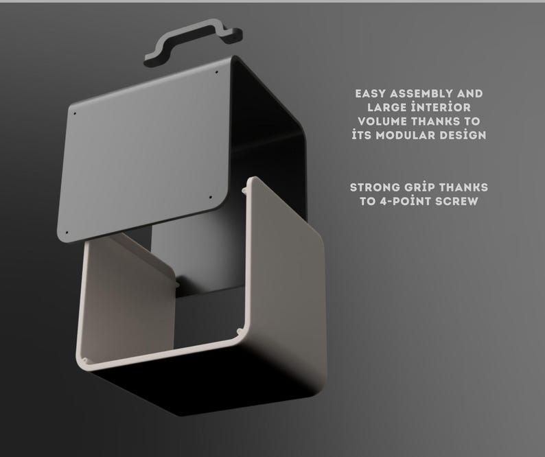 Modular Project Box, STL File for 3D Printing, Portable Electronics ...